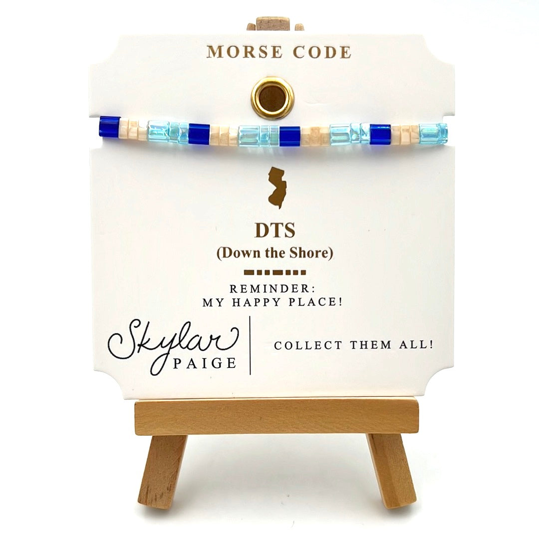 Morse Code Tila Bracelet – Just Jersey